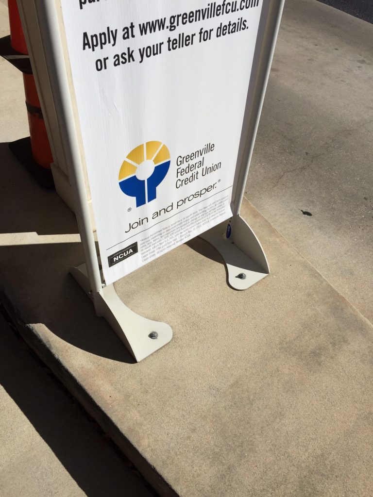 Drive-Thru Lane Banners and Banner Stands : J&P Signs and Safety