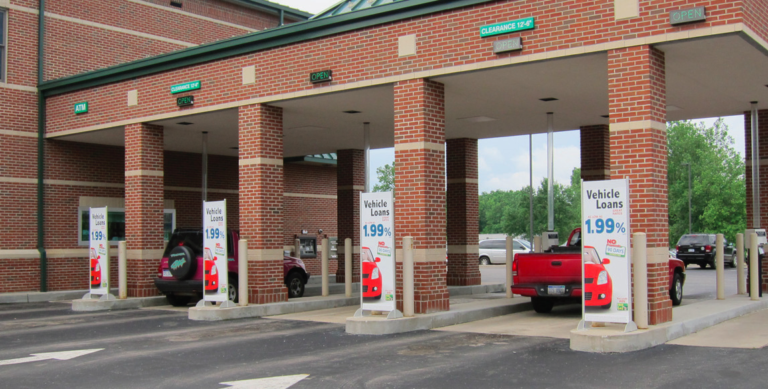 Drive-Thru Lane Banners and Banner Stands : J&P Signs and Safety